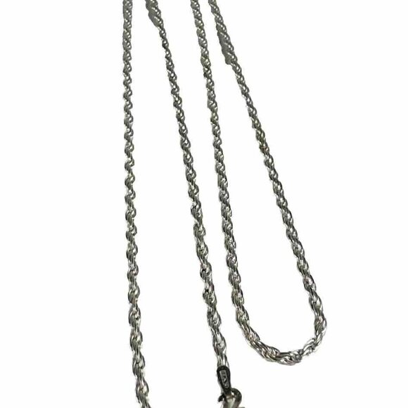 HAN | Jewelry | Vintage Han Sterling Silver Han Rope Chain 24 | Poshmark